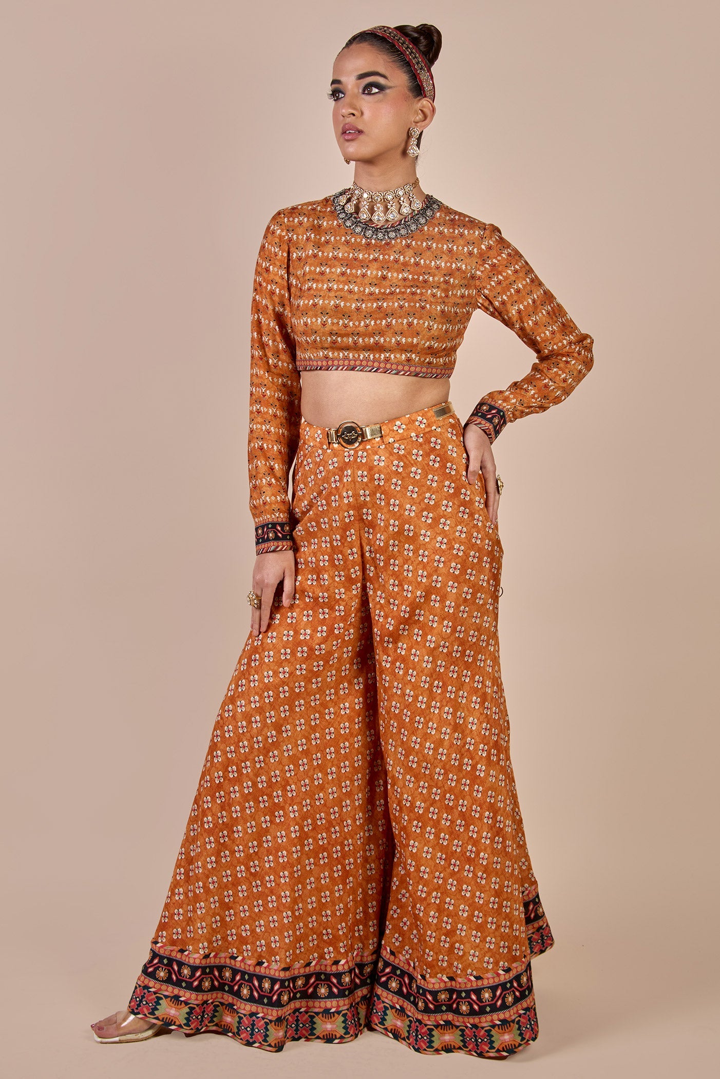 Rust Orange Sharara Set - Shop Sunny's Bridal