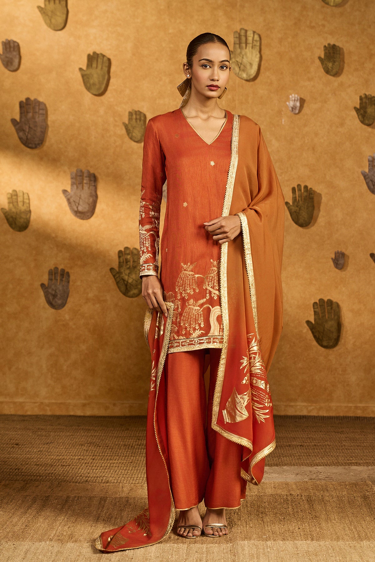 Rust Zen Kurta Set - Shop Sunny's Bridal
