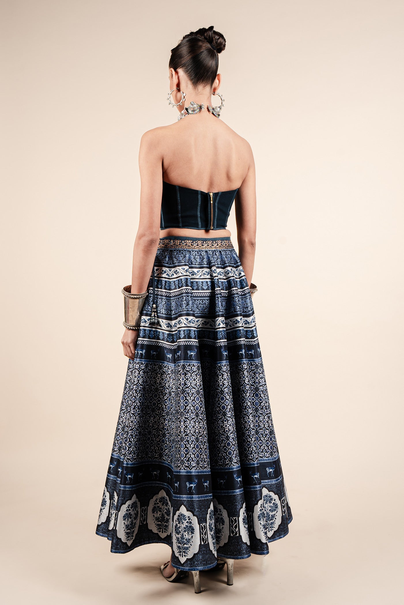 Navy Blue Corset Skirt Set - Shop Sunny's Bridal